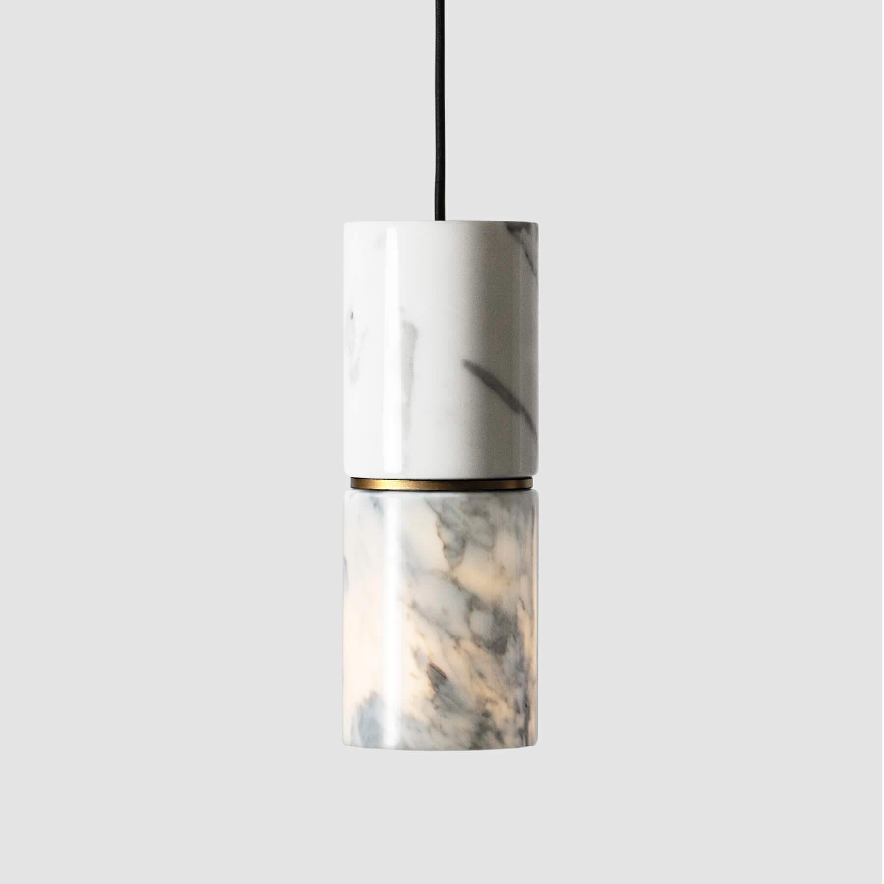 Bentu Ri pendant light - marble | Holloways of Ludlow