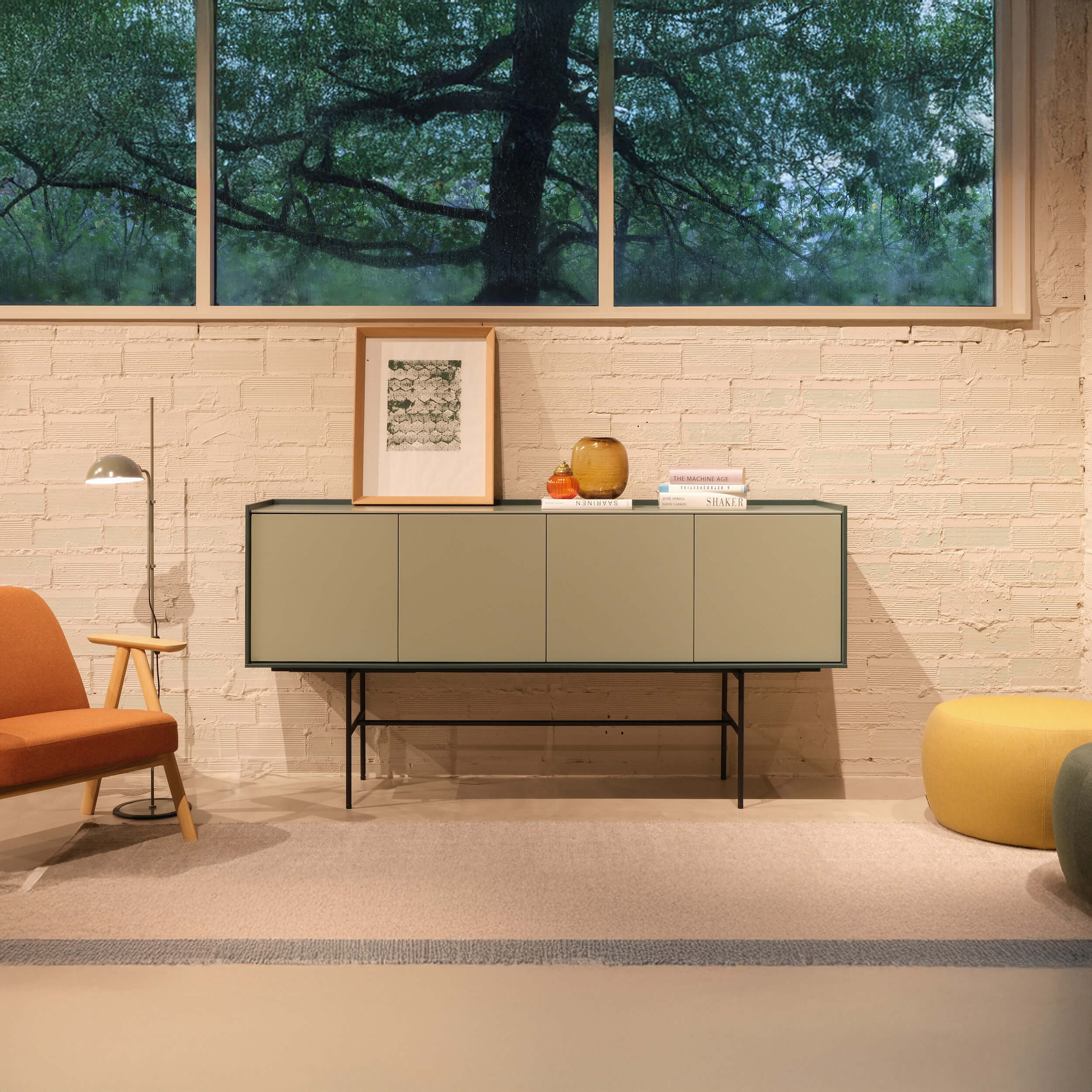 Treku Aura Open Frame High Credenza | Holloways of Ludlow