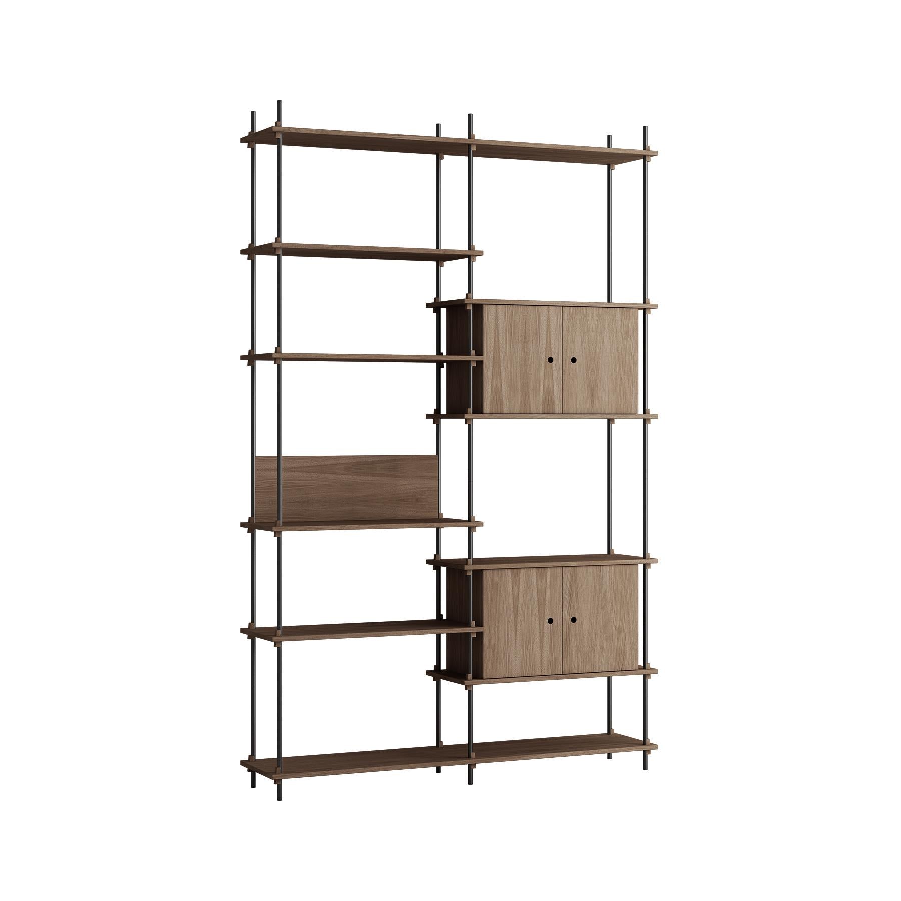 MOEBE Double Shelving System with 2 Cabinets | Holloways of Ludlow